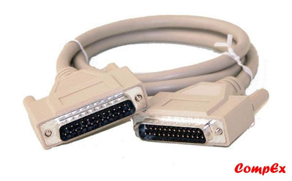 Null Modem Cable DB25 Male to DB25 Male 3 FT – Computer Express